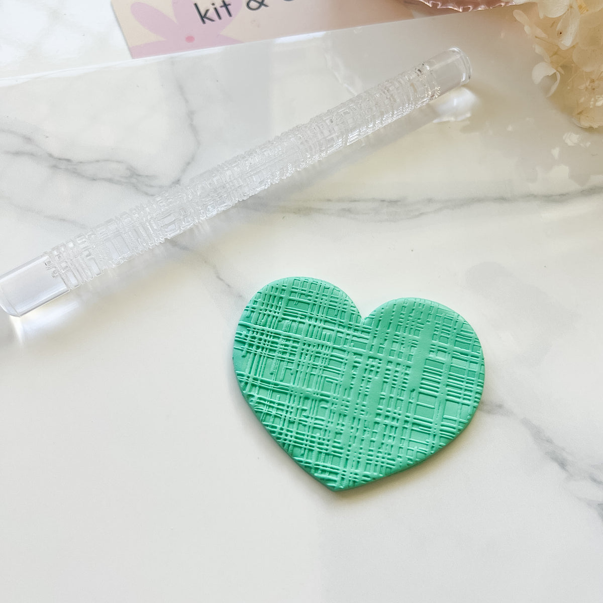 "Crosshatch" - Acrylic Texture Roller – Kit & Co.