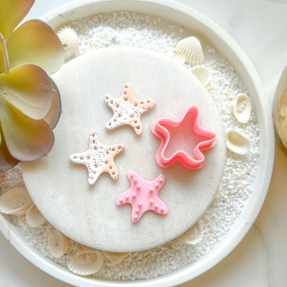 "Starfish" Cutter & Stamp Set (2pc) – Kit & Co.