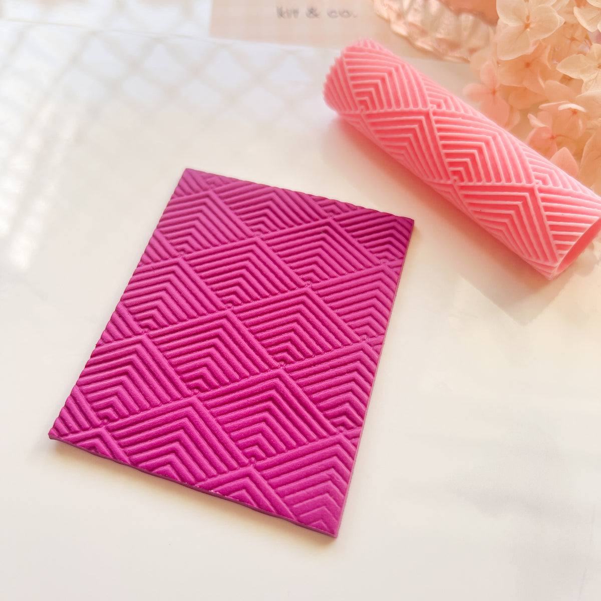 “Chevron” PLA Texture Roller – Kit & Co.