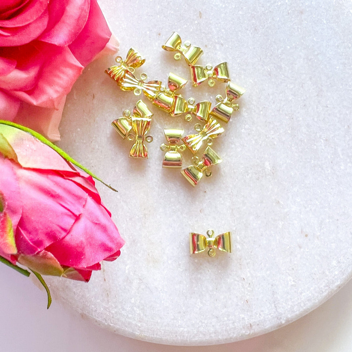 Bow Connector - Gold (10pcs) – Kit & Co.